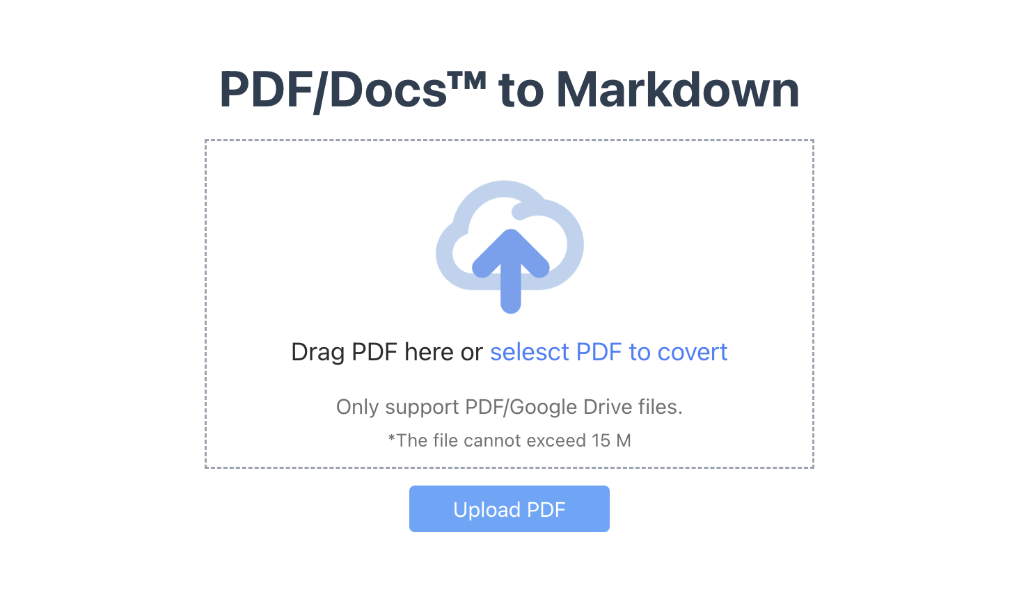 PDF/Docs™ to Markdown