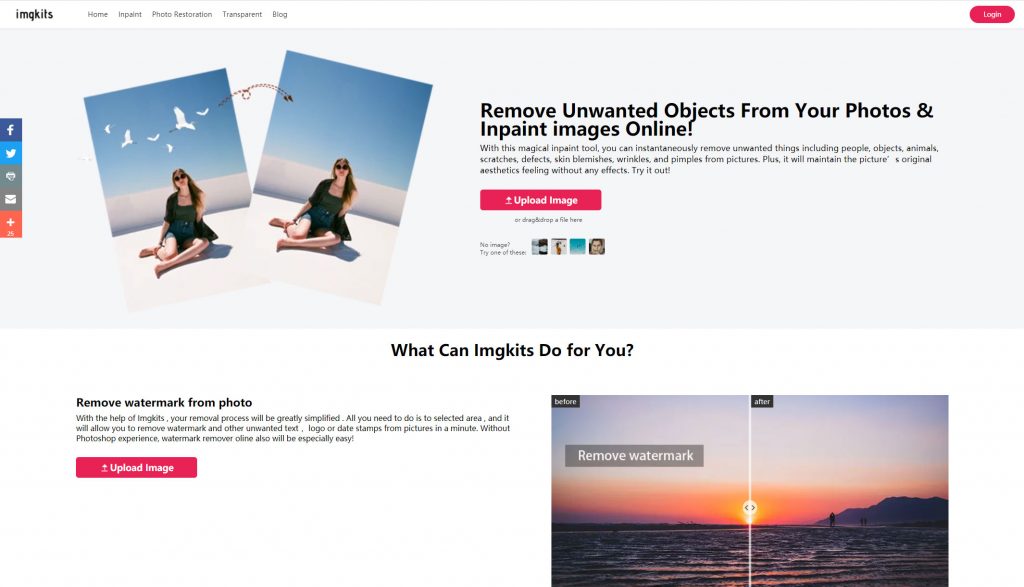 How To Quickly Remove Watermark Marks From Photos In 1 Second AI Image Processing Tools 