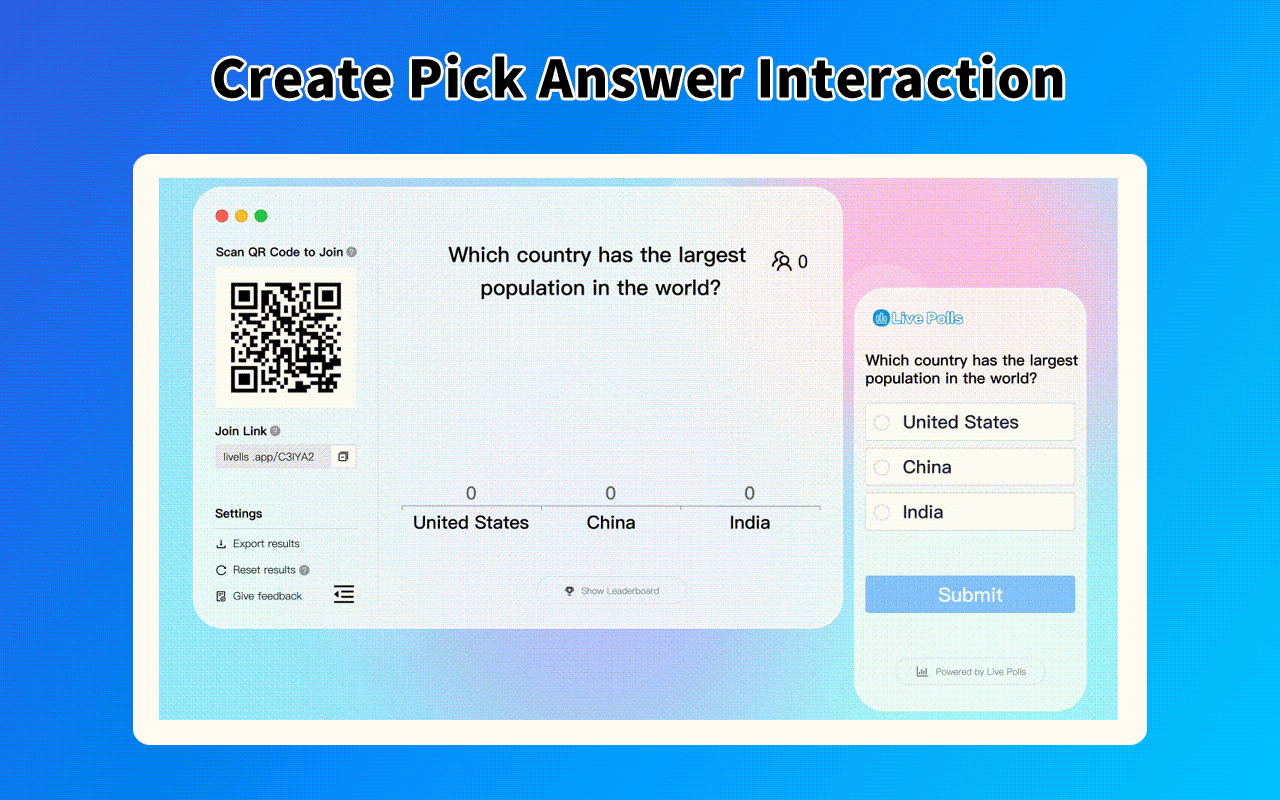 Live Polls Maker for Slides™ - Create Interactive Presentation
