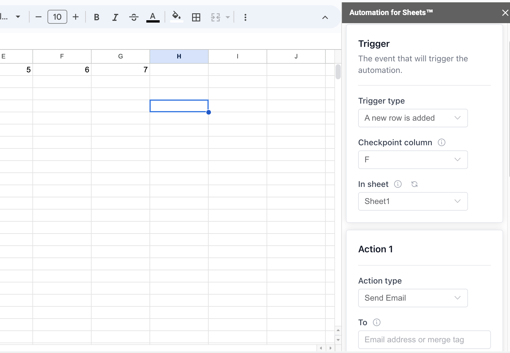 Sheets™ Automation Sheets™ Automation
